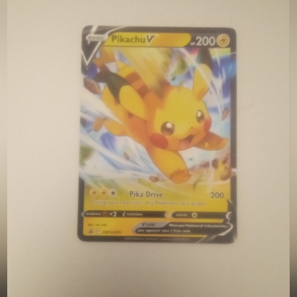Pokemon | Toys | Pikachu V Pokmon Card | Poshmark